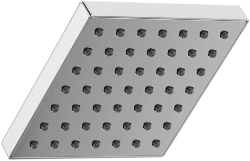 Delta Faucet Single-Spray H2Okinetic Shower Head, Chrome RP70171-15 ...