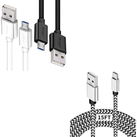 Amazon.com: DEEGO 2 Pack Micro USB Cable 1 Pack Type C Charger Cable ...