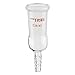 Amazon.com: JRLGD Glass Straight Inlet Adapter with 24/40 Joint and ...