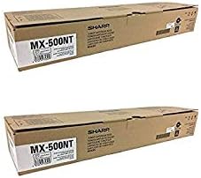 Amazon.com: MX500NT Genuine Sharp Toner Cartridge 2 Pack, 40000 Page ...