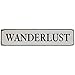 Amazon.com: Creative Co-Op "Wanderlust Enameled Vintage Inspired Street ...
