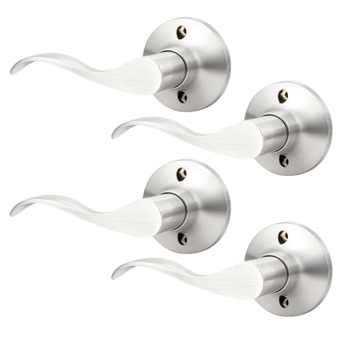 Snapklik.com : 4 Pack Single Dummy Door Levers Left Handed Brushed ...