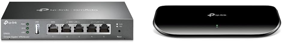 TP-Link ER605 (TL-R605) | Multi-WAN Wired Single_Band 1000 Mbps VPN ...