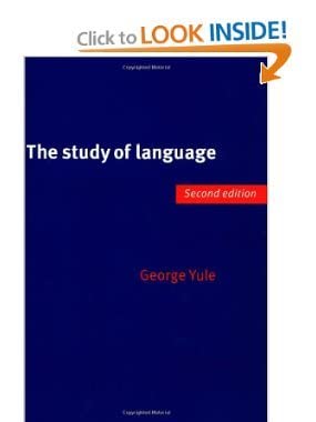 Amazon.com: The Study of Language: Yule, George: Books