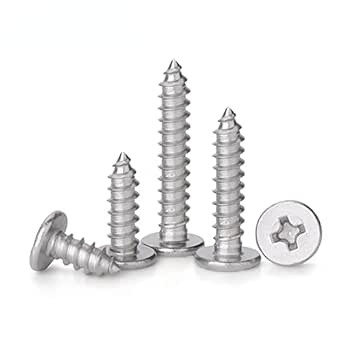 10pcs M6 Ultra Low Head Tapping Screw for Wood and Thin Steel Plates ...