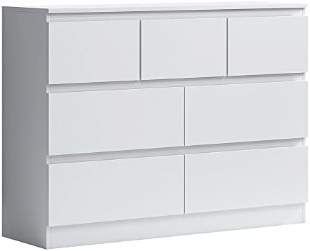 FWStyle Modern Merchant Chest of Drawers No Handle Sleek Design Bedroom ...
