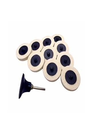 Amazon.com: 2 inch 10 pcs Sanding Pad Wool DiscSurface Polishing ...