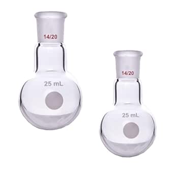 Lab Boiling Flasks 25mL Single Neck Round Bottom Boiling Flasks ...