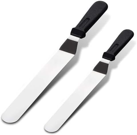 2 Pcs Palette Knife Baking, Pallet Knife for Cake Decorating, Stainless ...