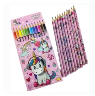13House Colour Pencils Set for Kids – 12 Pc Unicorn Colouring Pencils ...