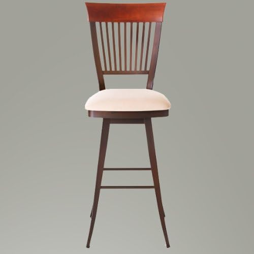 Amazon.com: Annabelle Swivel Bar Stool - Amisco Furniture : Home & Kitchen