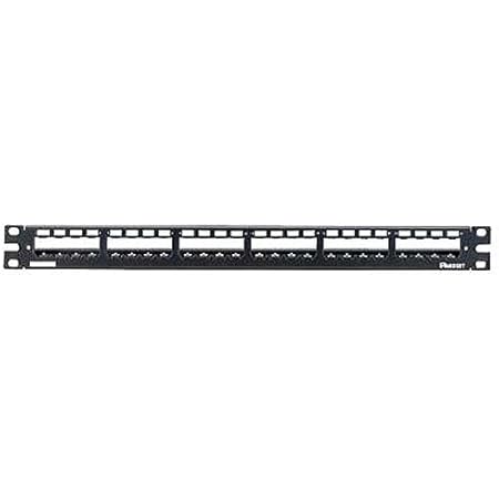 Amazon.com: Panduit CPP48WBLY 48-Port Flat Patch Panel, Black : Electronics