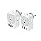 Amazon.com: TESSAN Brazil Plug Adapter 2 Pack, 7 in 1 US to Brazil ...