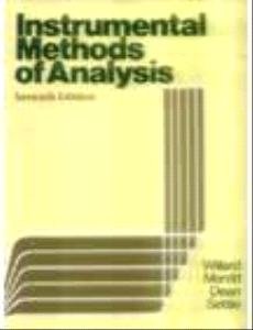 Instrumental Methods Of Analysis 7Ed (Pb 1986): Hobart H. Willard ...