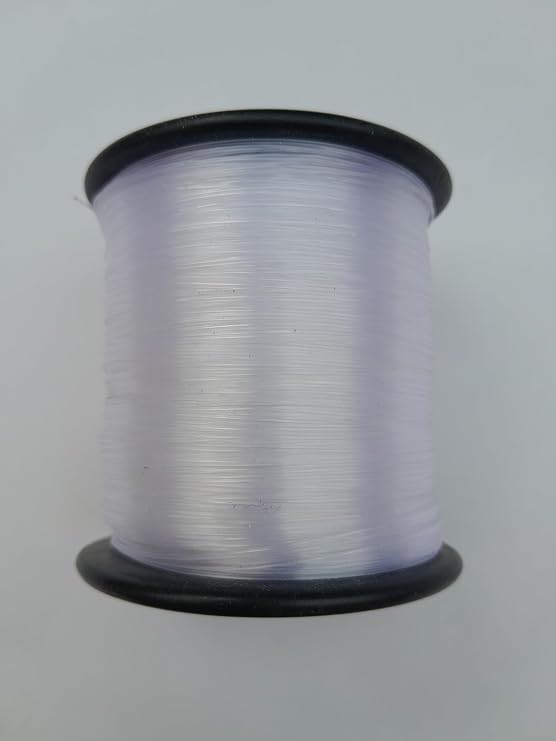 1 Spool, Transparent White Nylon Thread (0.5mm) – Non-Elastic Pico ...