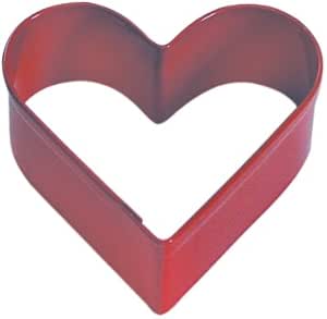 Amazon.com: R&M Heart 2.5" Cookie Cutter Red With Brightly Colored ...