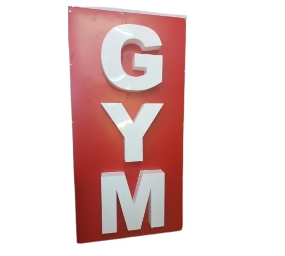 Signs & Arts LED Gym Sign Board, Gym signage, gym signs for business ...