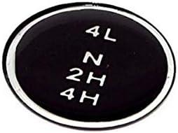 Amazon.com: Omix-Ada | 18884.33 | Transmission Shift Pattern Knob Insert, 4 Speed | OE Reference ...