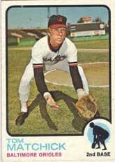 1973 Topps Regular (Baseball) Card# 631 Tom Matchick of the Baltimore ...