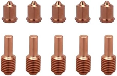 ACCEPTIN 220669 Electrodes 5pcs & 220671 Nozzles 5pcs Fit 45 Plasma ...