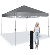 Amazon.com : LANMOUNTAIN Pop Up Canopy 8X8 FT,Portable Sun Instant ...