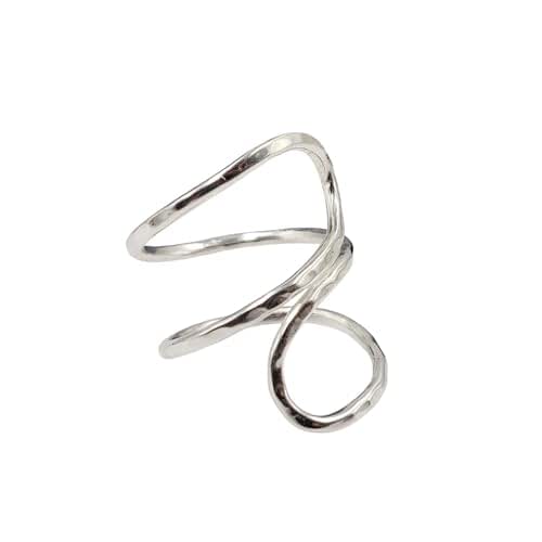 Amazon.com: Adjustable Swan Splint Ring 925 Sterling Silver Adjustable ...