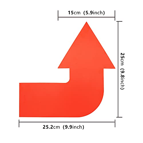 Eco Walker Waterproof Directional Floor Arrow Temporary Direction Sign ...