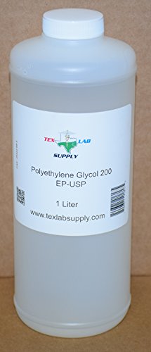Polyethylene Glycol 200 (PEG 200) NF/FCC/EP/USP - 1 Liter - Qty. 5 ...
