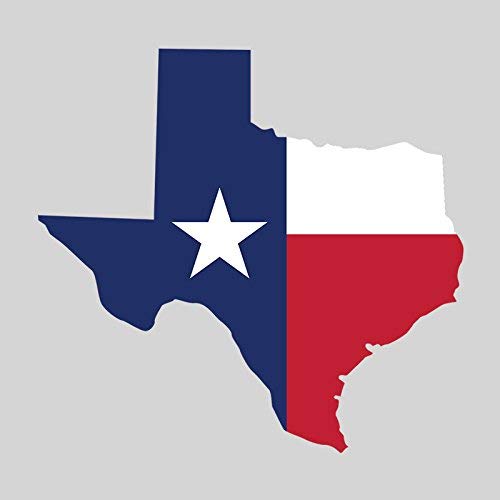 Amazon.com: Texas Shape State Flag Sticker Decal America American Gods ...