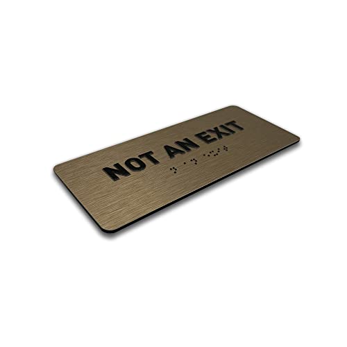 Snapklik.com : Not An Exit Identification Sign - ADA Compliant Sign ...