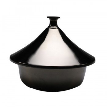 Buy Skyserv Induction Titanium Finish Round Tagine with Lid Single Ply ...