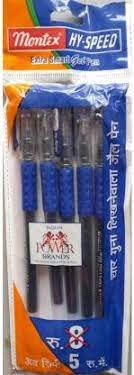 MONTEX HI SPEED PEN (PACK OF 10) (Blue) : Amazon.in: Office Products