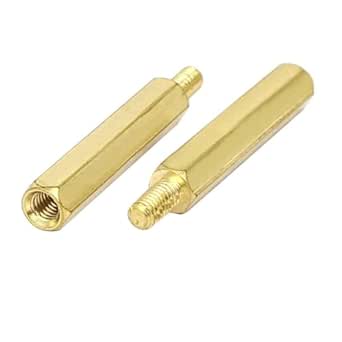 M3 Brass Hex Standoff Pillar Male to Female Circuit Spacer PCB Standoff ...