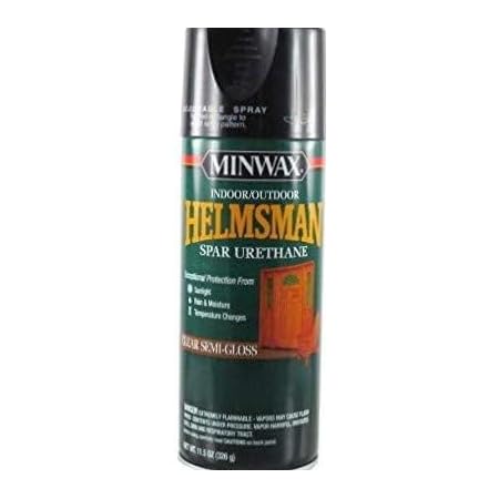 Minwax 33260000 Helmsman Spar Urethane Aerosol, 11.5 Ounce, Semi-Gloss ...