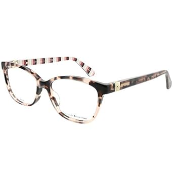 Buy Kate Spade KS Emilyn HT8 Pink Havana Plastic Square Eyeglasses 52mm ...
