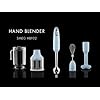 Amazon.com: Smeg Red 50's Retro Hand Blender with Accessories: Home ...