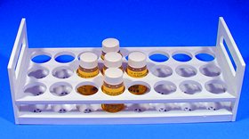 24 Place Scintillation Vial Rack with Handle: Amazon.com: Industrial ...
