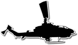 Amazon.com: Helicopter Vinyl Sticker - Car Window Bumper Laptop ...