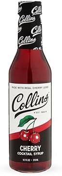 Amazon.com: Collins Cherry Syrup, Cherry Simple Syrup, Real Sugar ...