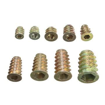 3NH® Drive Screw In Threaded Insert Type D For Wood With Flange M4 ...