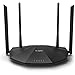 Tenda AC19 - AC2100 Router WiFi de Doble Banda, 2.4 GHz a 300 Mbps y 5 GHz a 1733 Mbps, WAN/4 ...