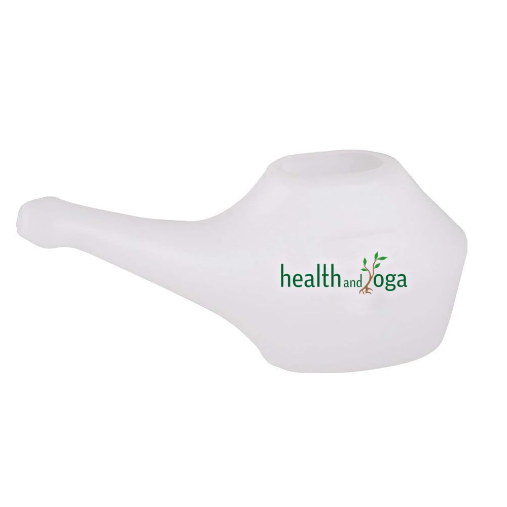 Amazon.com: HealthAndYoga™ QwikFlo Light-Weight Neti Pot Sinus Rinse ...