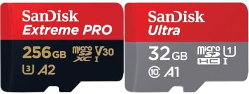 SanDisk Extreme Pro 256GB microSDXC UHS-I, V30, 200MB/s Read, 140MB/s ...