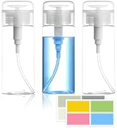 Amazon.com: 3 Pack Push Down Pump Dispenser,Clear Push Top Empty ...