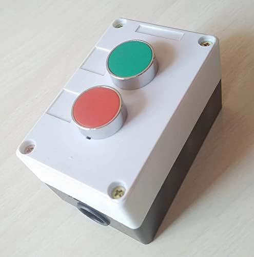 ELECTRRIUS Dual Function Push Button Switch - 2-Way NO/NC, Start & Stop ...