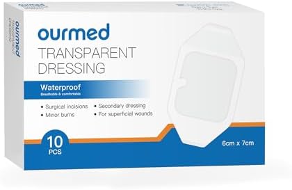 Amazon.com: All Health Clear Waterproof Transparent Dressing Wound ...