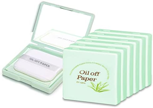 Merci Handy - 100% Natural Blotting Paper - 50 Oil Absorbing Sheets for ...