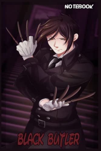 『Black Butler notebook: Anime Lover Notebook Wide Ruled Composition ...