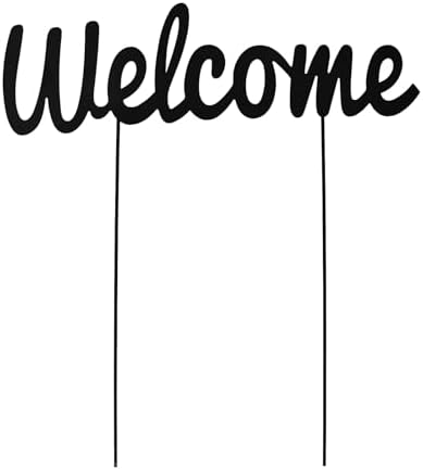 Amazon.com : Welcome Yard Sign for Farmhouse Decor 19’’ x 18’’ Large ...