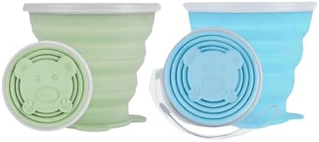 Amazon.com: 2 Pcs Collapsible Cup,Silicone Small and Exquisite Foldable ...